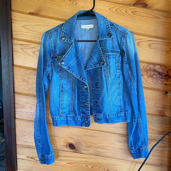 Bullhead | Jackets & Coats | Bullhead Black Crop Jean Jacket Womens ...